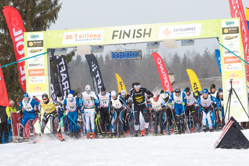 Uudised - 20. Tallinna suusamaratoni võitsid Marko Kilp ja Triin Ojaste